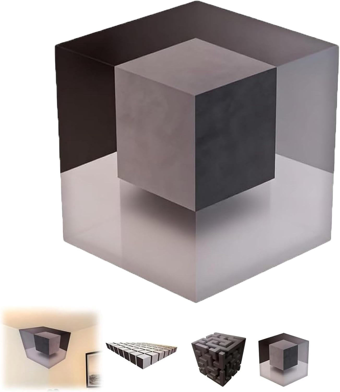 Impossible Corners Wall Sticker – Wall Art That Reshapes Reality, 3D ...