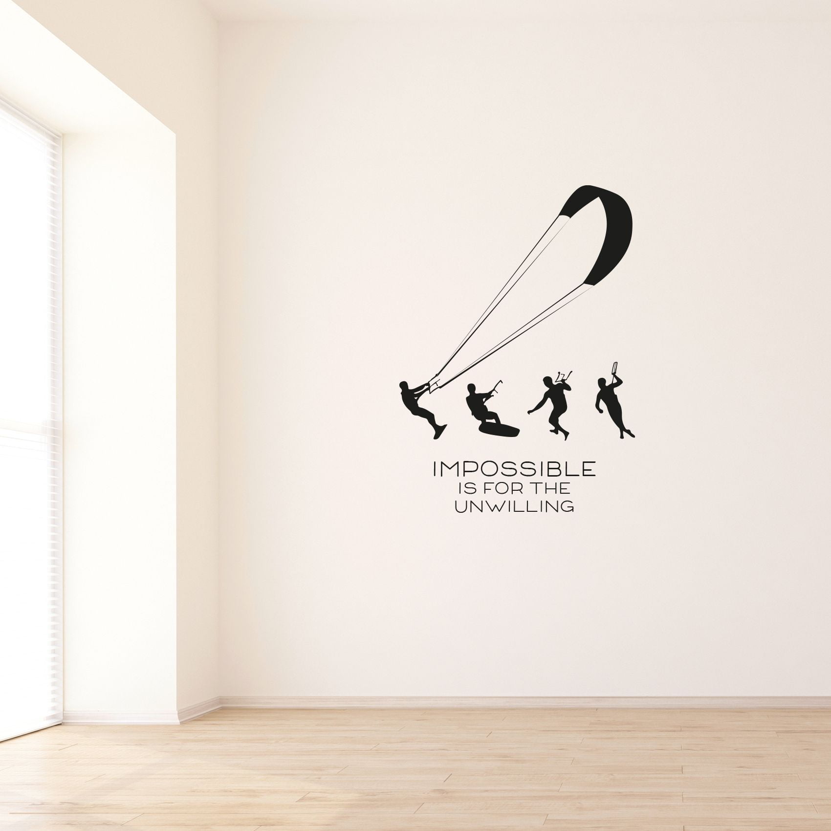 Impossible Is For The Unwilling Life Quote Kite Boarding Kite Surfing ...