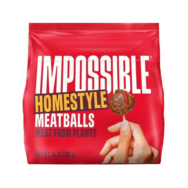 Impossible™ Italian Meatballs Meat From Plants, Frozen, Fully Cooked ...