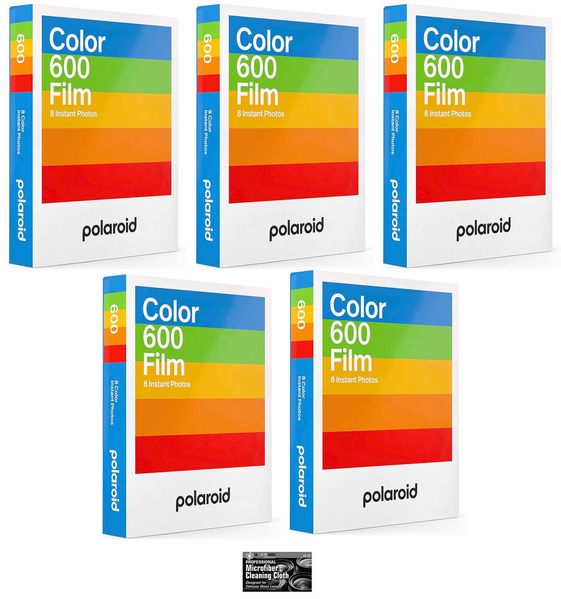 Impossible/Polaroid Instant Color Film for 600 and OneStep Cameras - 5 ...