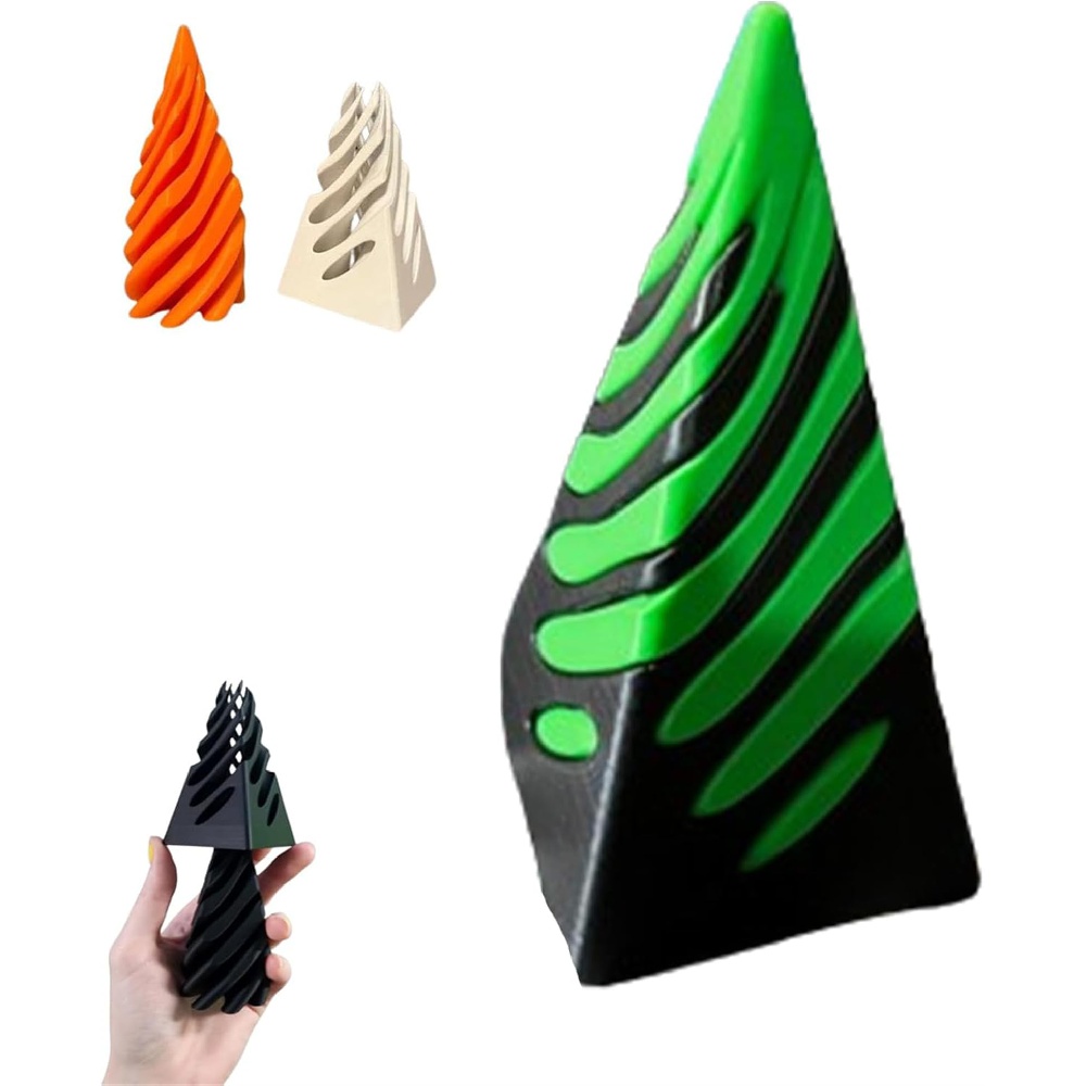 Impossible Pyramid Passthrough Sculpture, Passthrough Pyramid Fidget ...