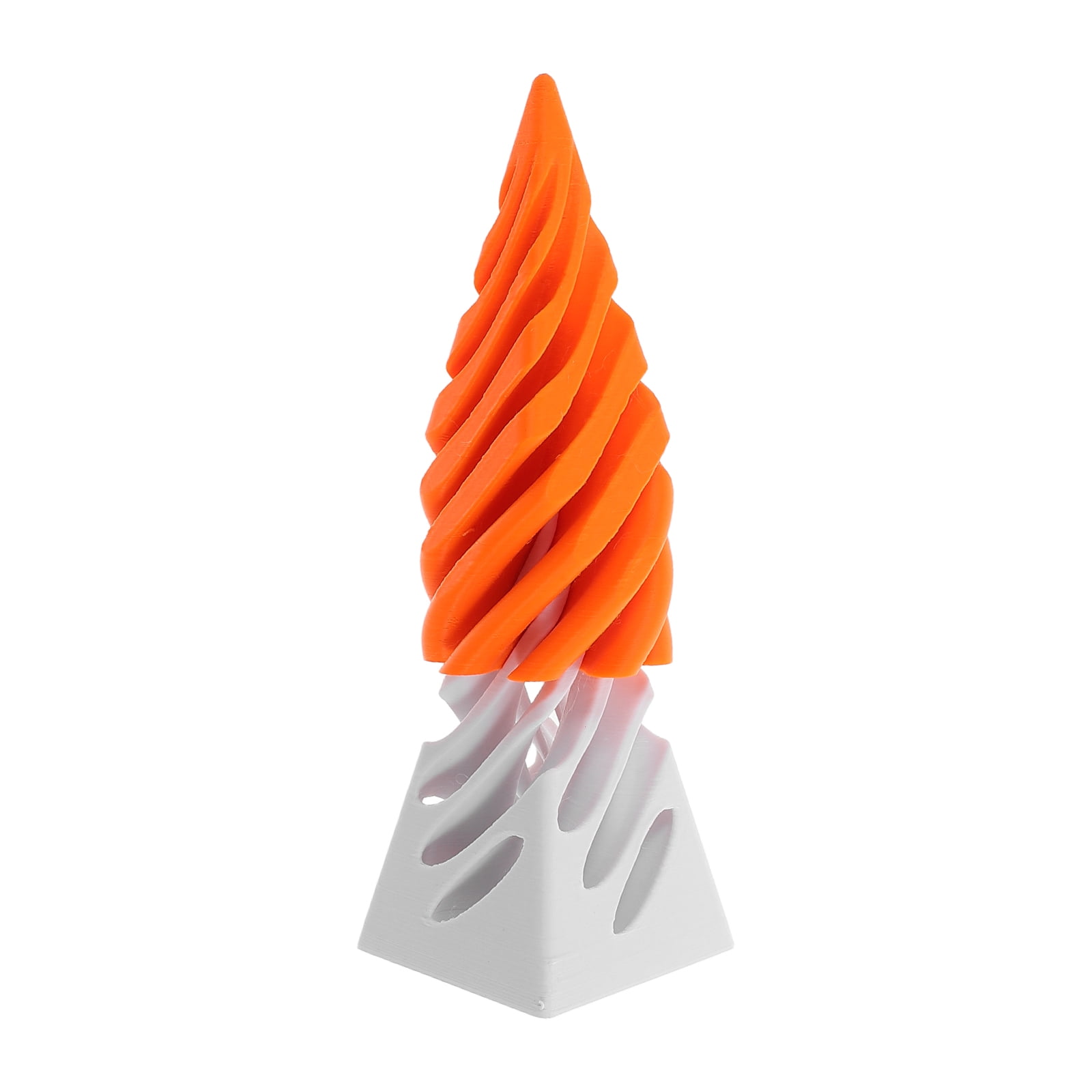 Impossible Pyramid Sculpture 3d Printing Spiral Cone Desk Toy Unique ...