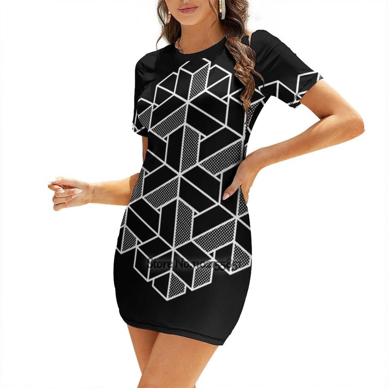 Impossible Shapes : Hexagon Square Neck Dress Back Lacing Backless ...