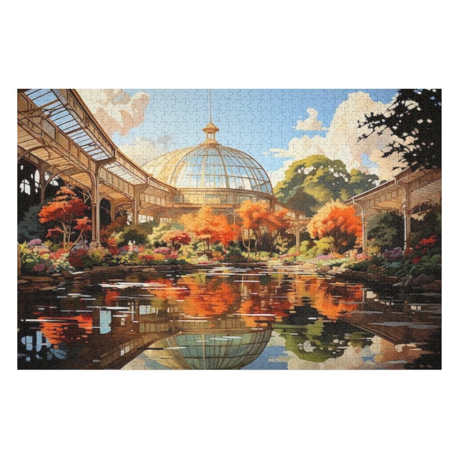 Impossible puzzles for adults，Autumnal Conservatory Glass - Domed ...
