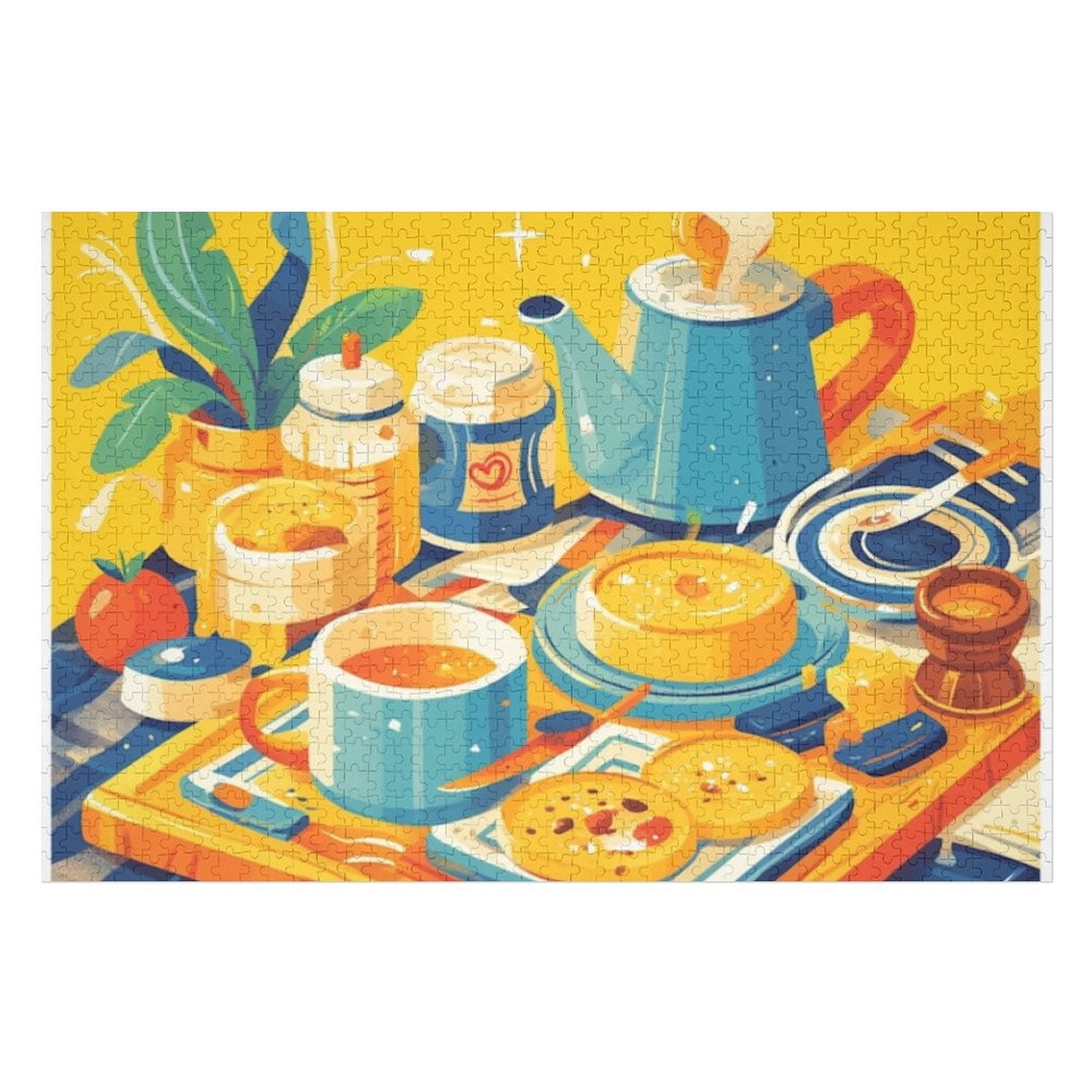 Impossible puzzles for adults，Cheerful And Cozy Breakfast Spread A ...