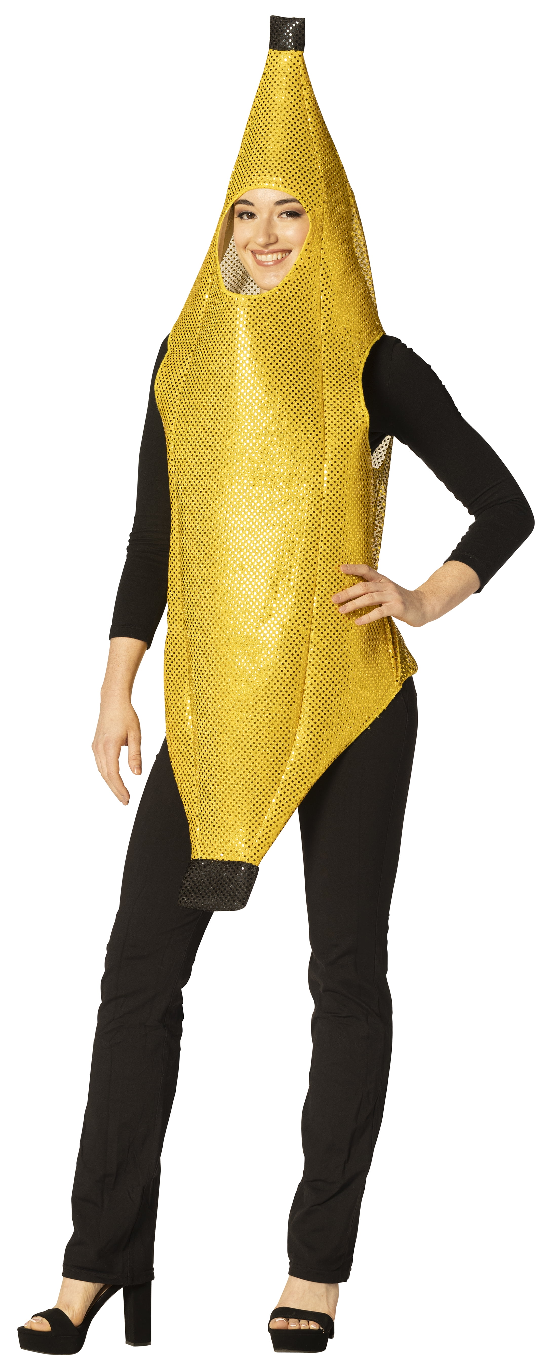 Imposta Costumes Banana Glitzy Ultimate Halloween Costume, Yellow ...