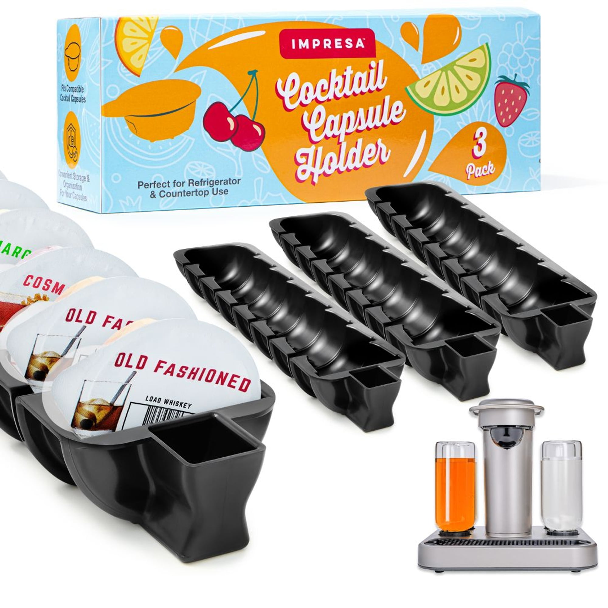 IMPRESA Pod Organizer - Compatible with Bartesian Cocktail Machine ...