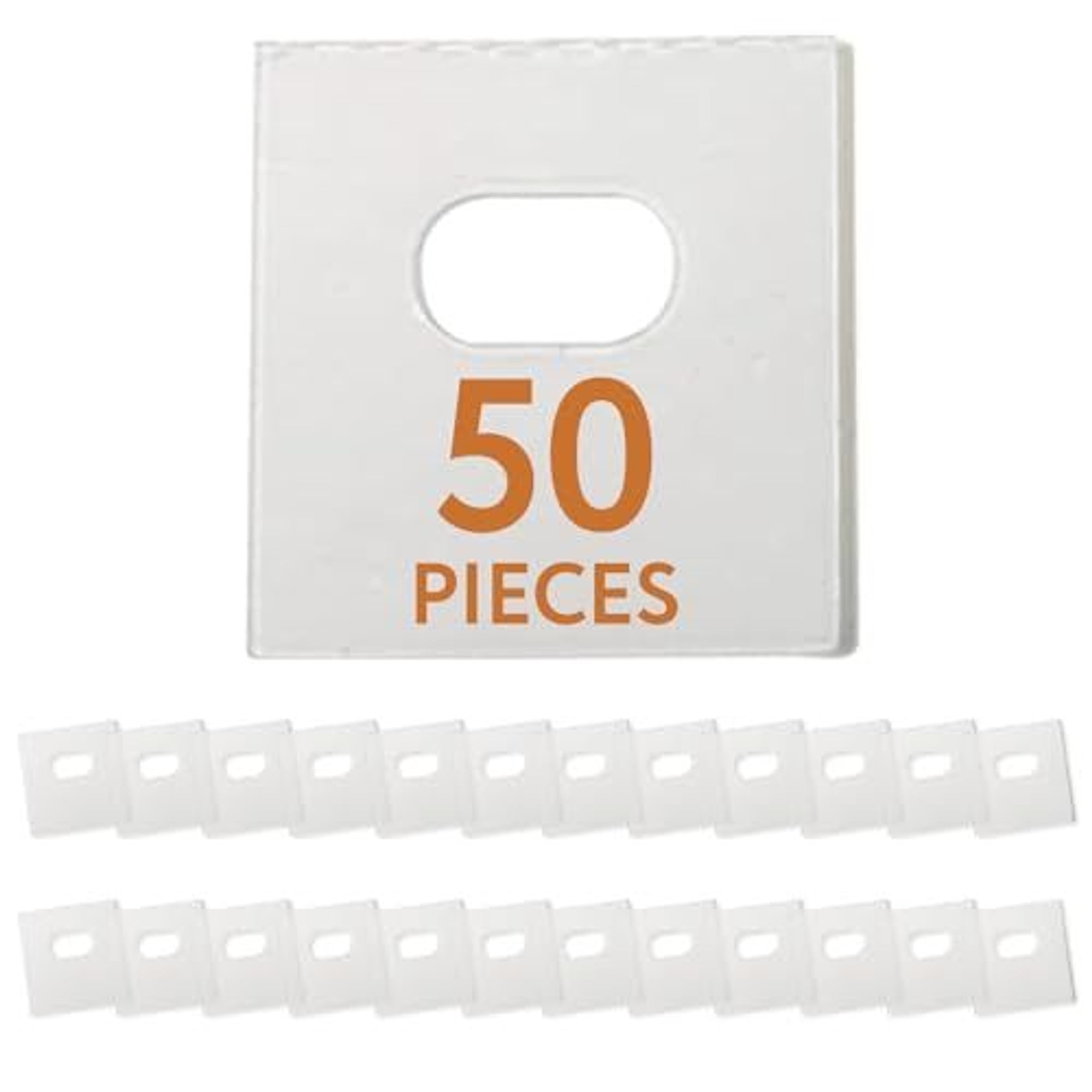 Impresa Products Transparent Parts for Window - 25-Pack Vertical Blind ...