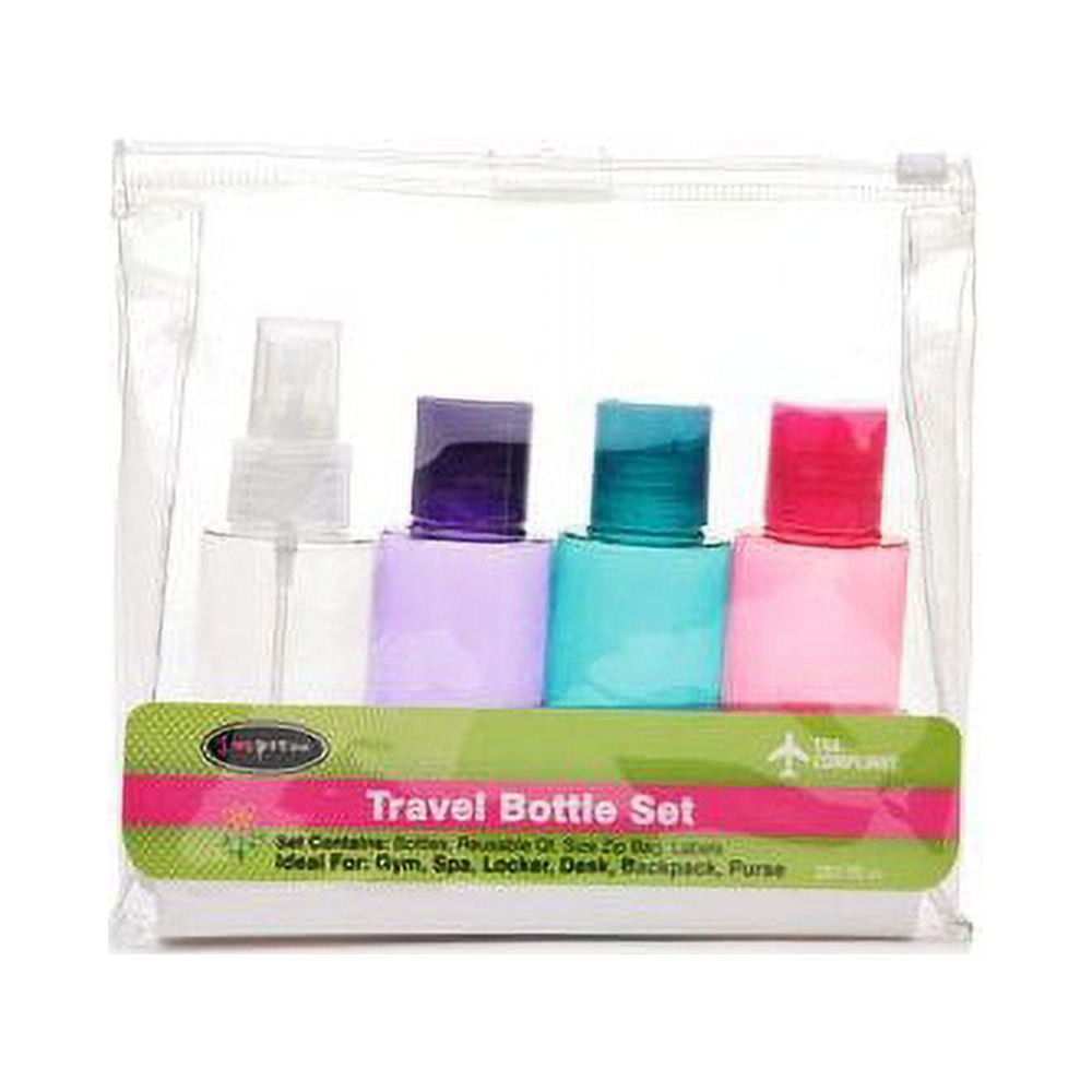 Impress 4 Piece Travel Bottle Kit - TSA Approved (1 kit) - Walmart.com