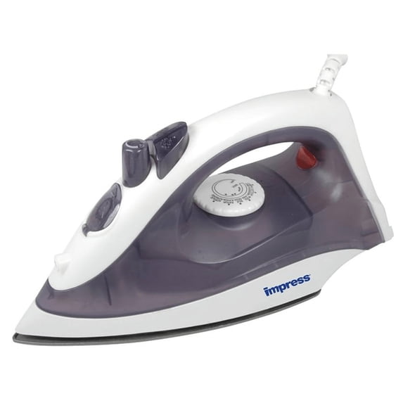 Impress Compact Non-Stick Steam and Dry Iron with Auto Shut and ...