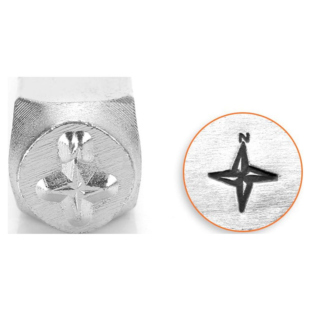 ImpressArt Design Stamp - Compass, 6 mm - Walmart.com