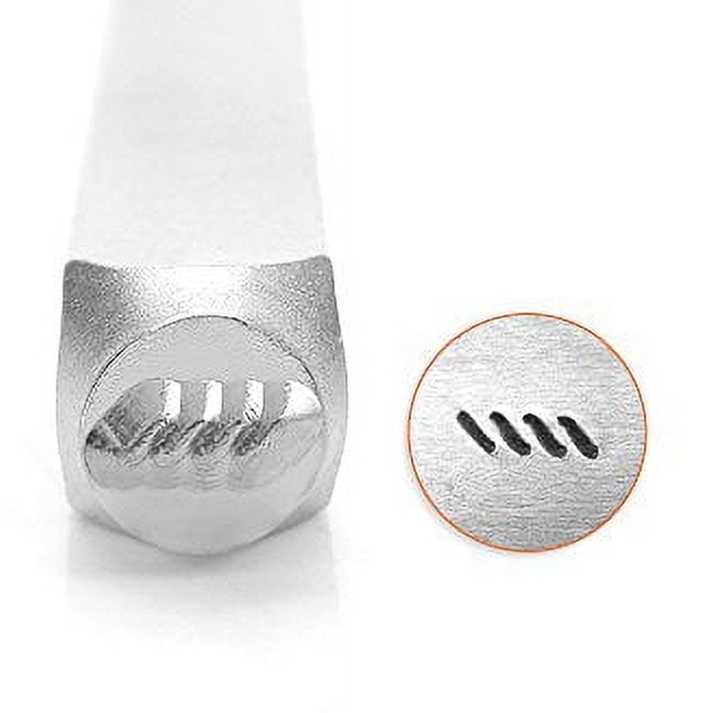 ImpressArt- Diagonal Line Border Design Stamp, 6mm - Walmart.com