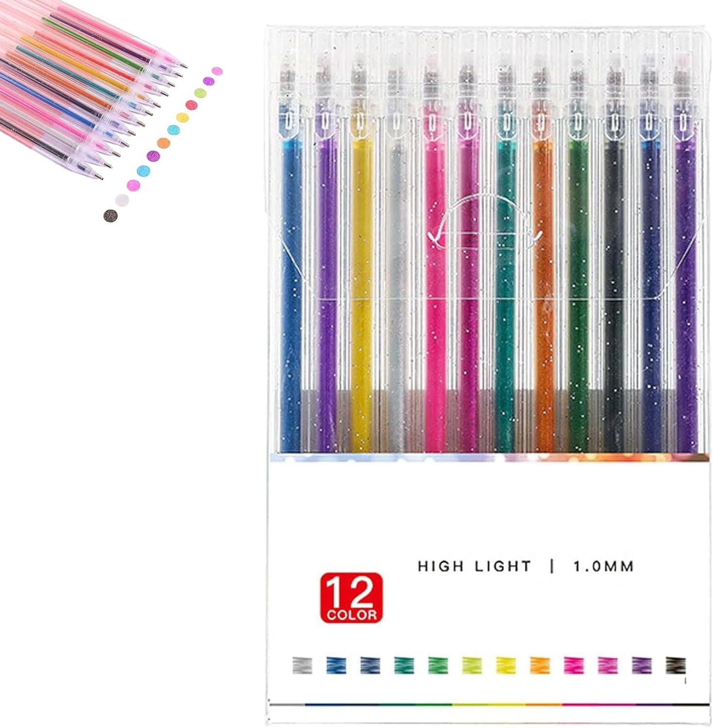 Impressbe/Ansightsee/Recallcious Glitter Gel Pen Set, Implementarch ...