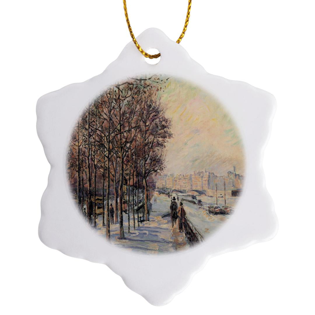 3drose, Impression of Snow, Paris France, 1873 by Armand Guillaumin, 3 ...
