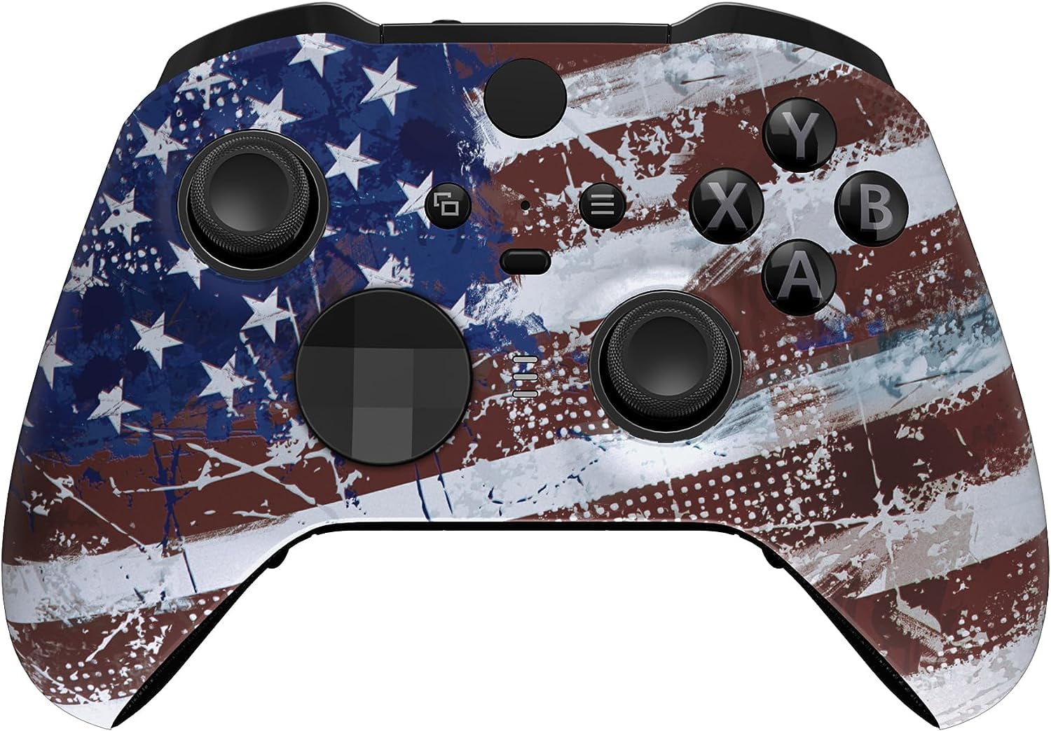 Impression US Flag Replacement Faceplate w/Accent Rings for Xbox Elite ...