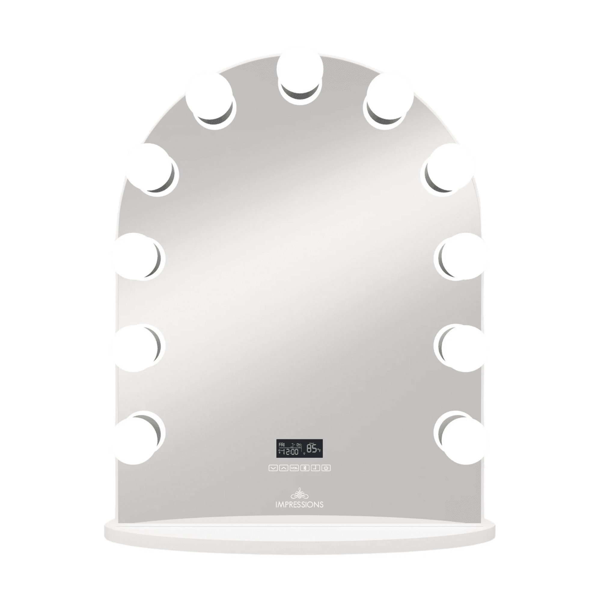 Impression Vanity Hollywood Glow Arch Vanity Mirror with Ultra Bright ...