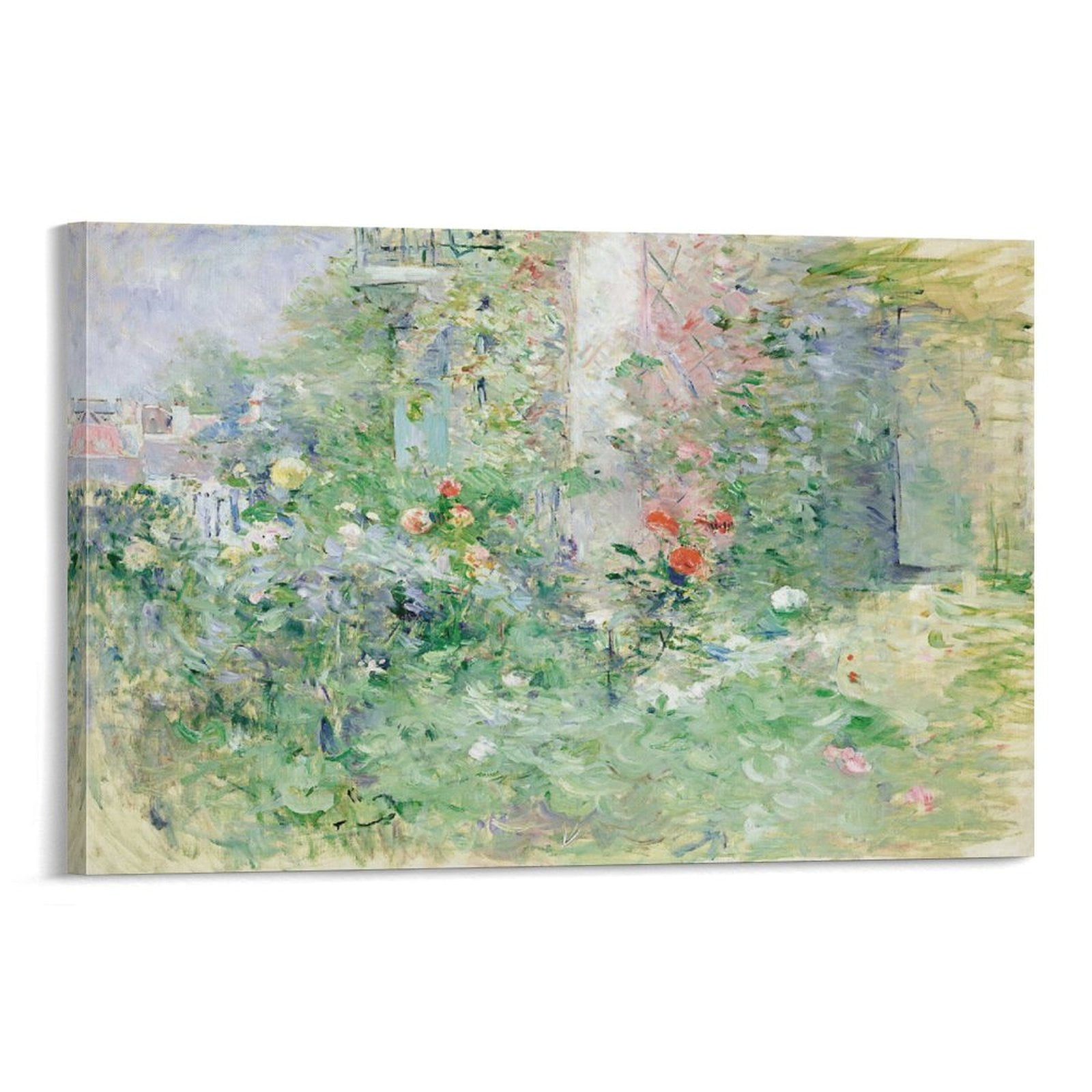 Impressionist Painters Berthe Morisot The Garden at Bougival Poster ...