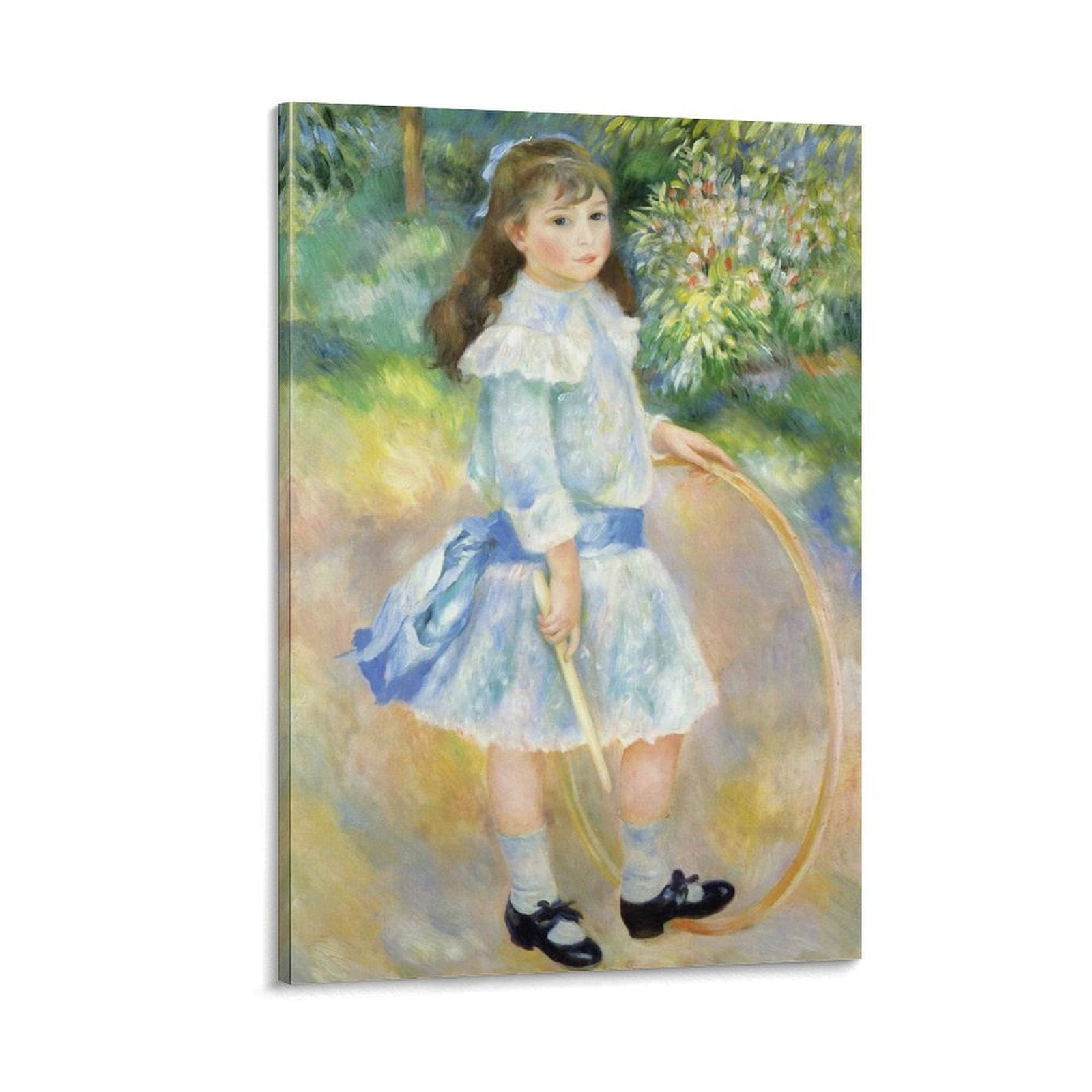 Impressionist Painters Pierre-Auguste Renoir Girl with A Hoop Poster ...