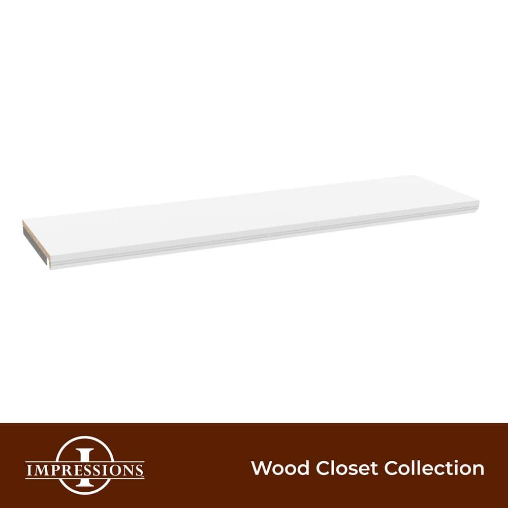 Impressions 48 in. W White Top Shelf Kit - Walmart.com