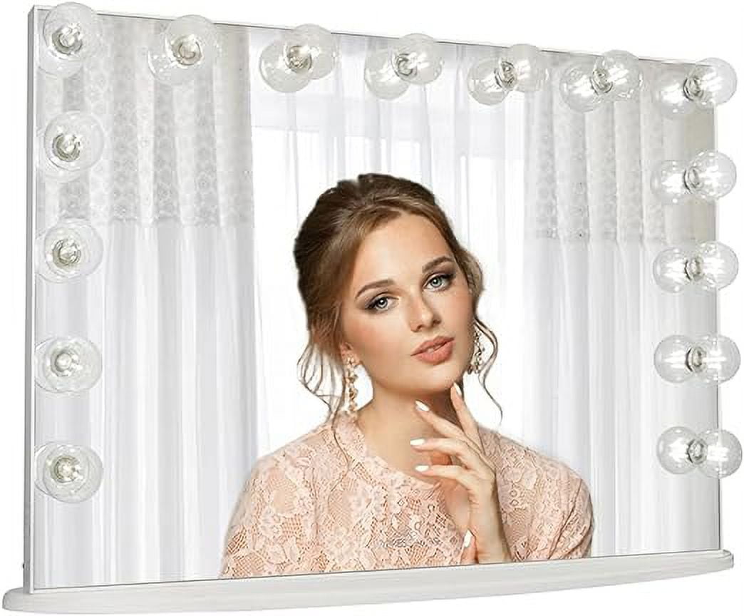 Impressions Hollywood Glow Lite Pro Vanity Mirror with 15 Lights ...
