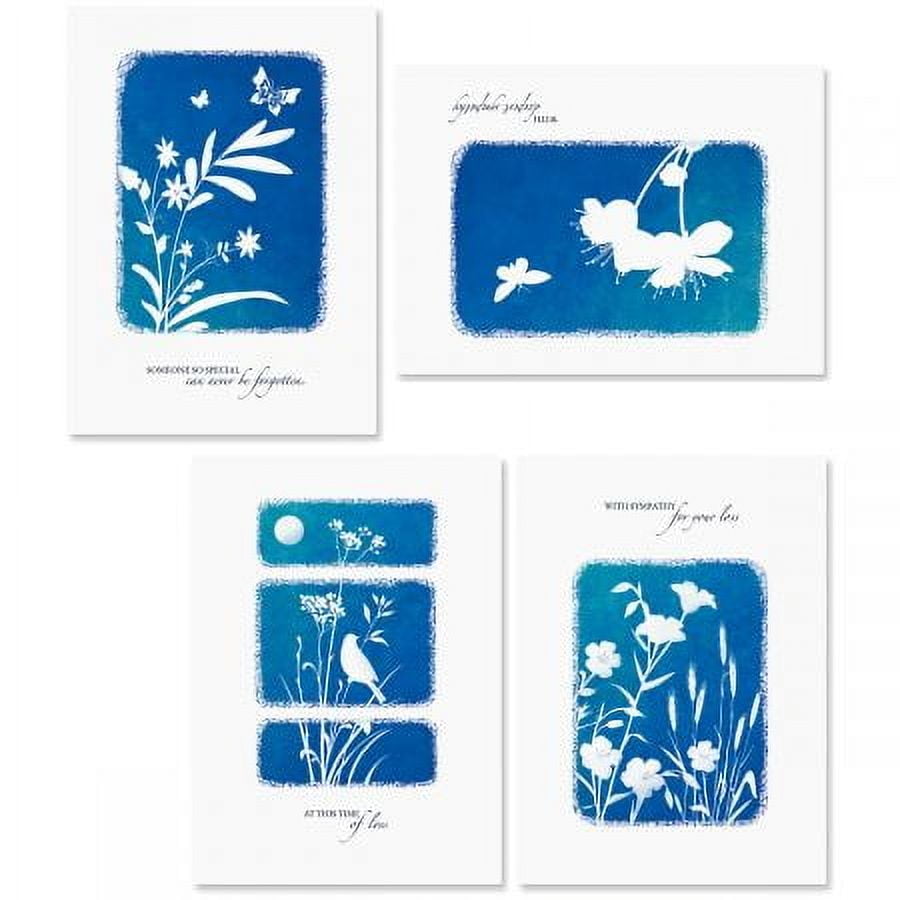 Impressions Sympathy Greeting Cards - Set of 8 (2 of each design) 5" x ...