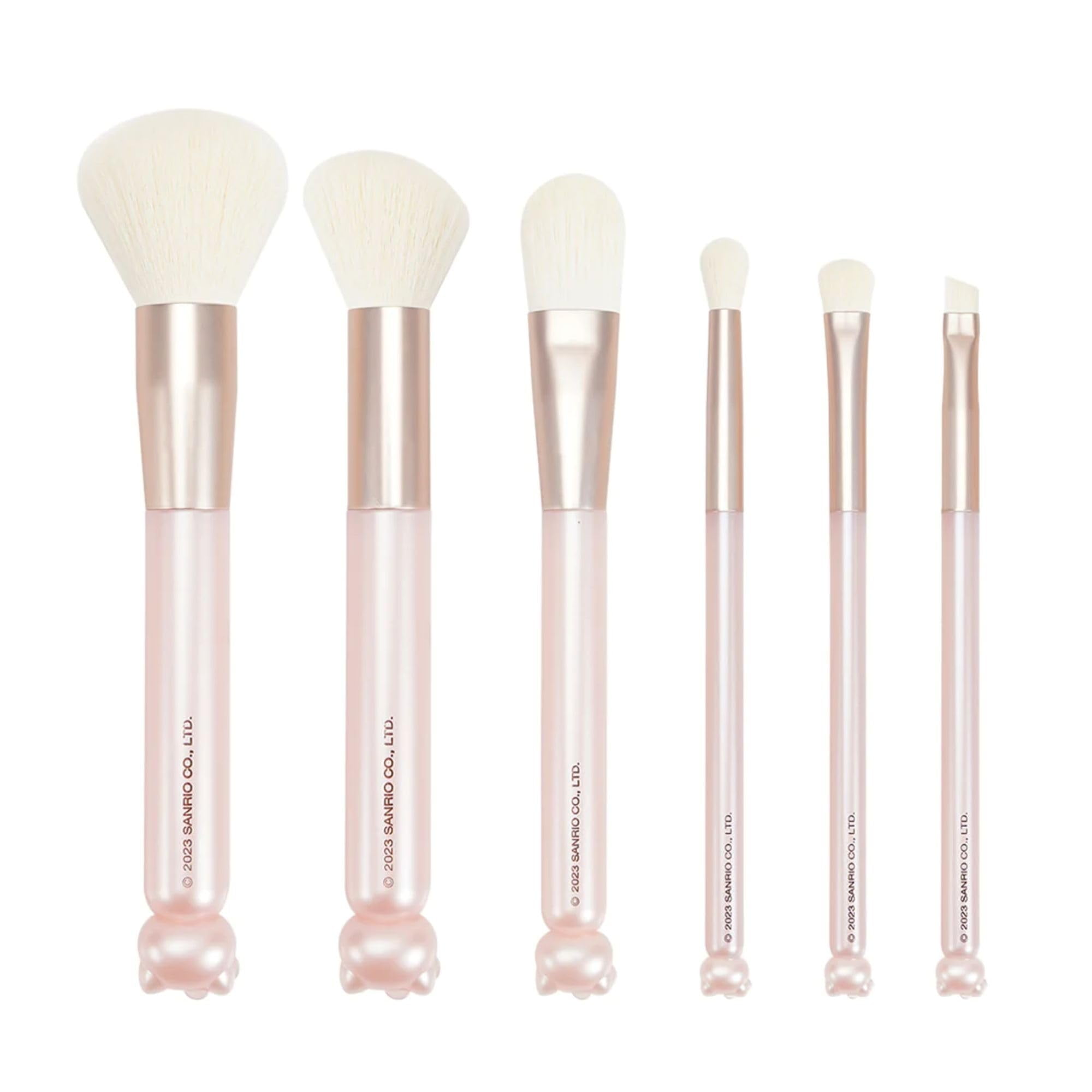 Impressions Vanity 6 PCs Makeup Brush set with Hello Kitty Kawaii Icon ...