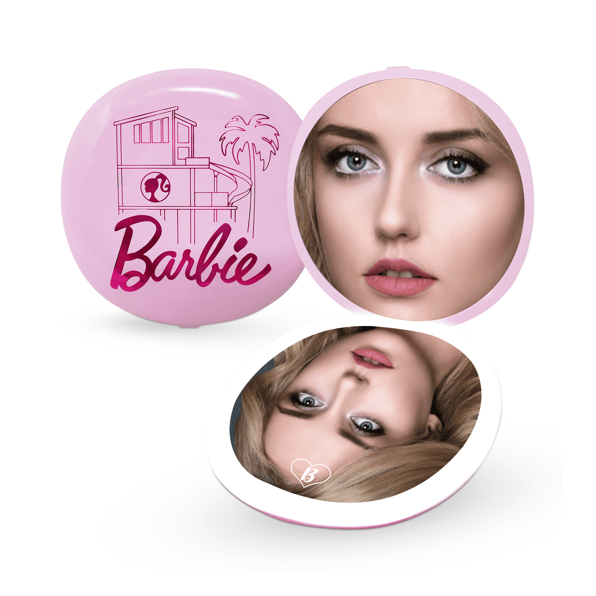 Impressions Vanity Barbie DreamHouse Lighted Compact Mirror, 3X ...