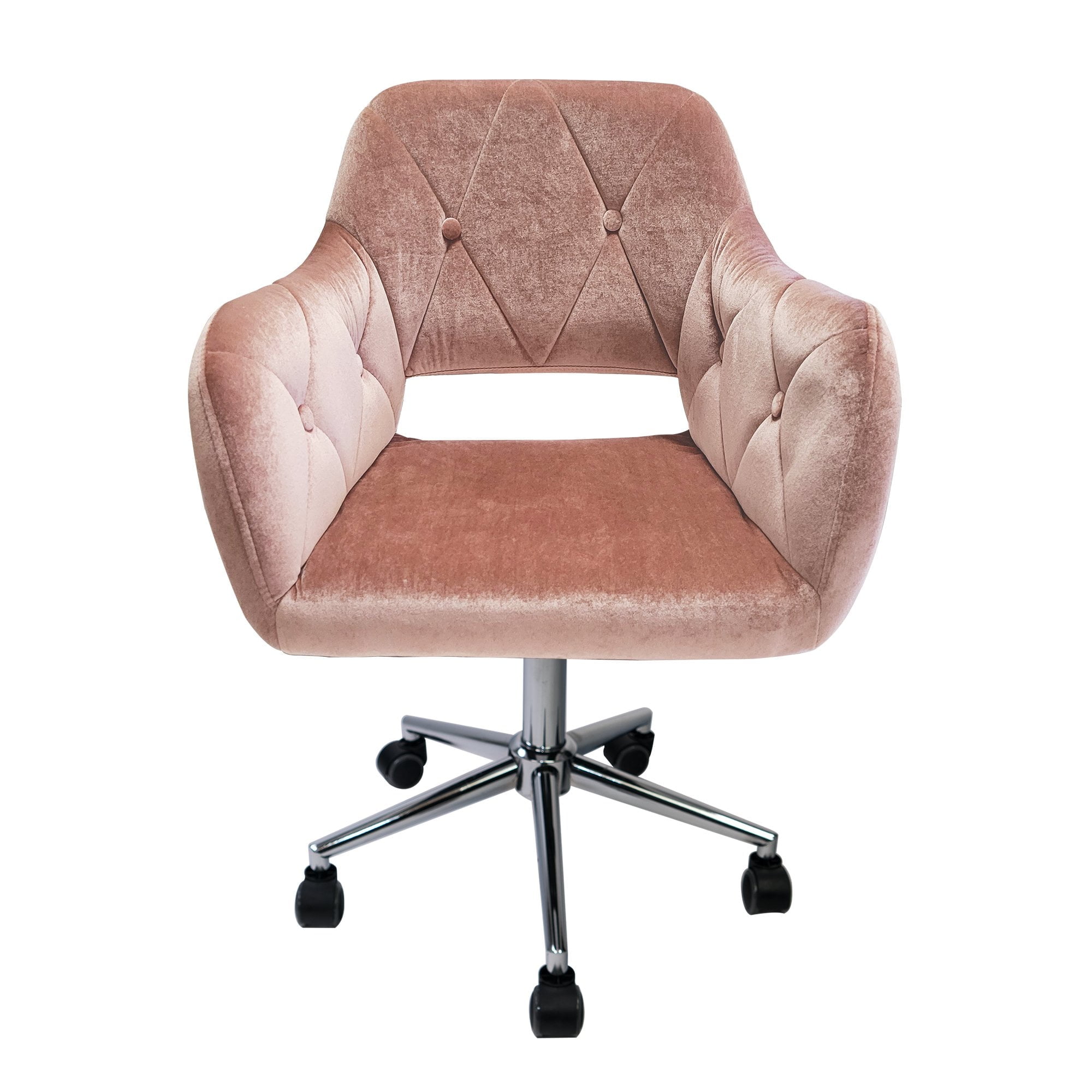 Impressions Vanity Brittney Tufted Vanity Chair with 360 Degree Swivel ...