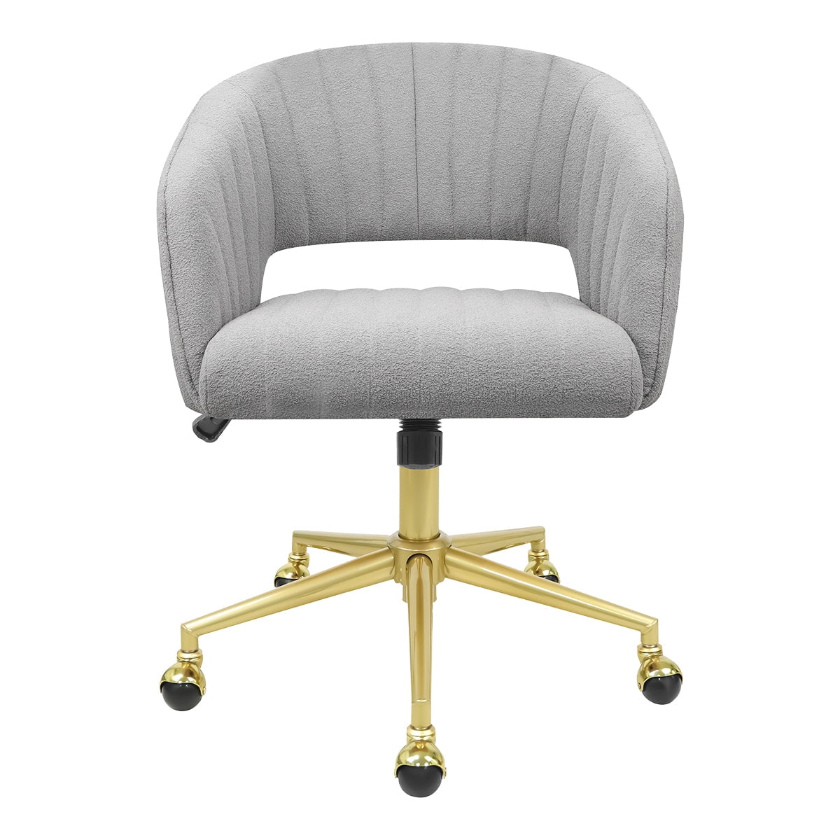 Impressions Caitlyn Vanity Rolling Salon & Office Chair -Swivel ...