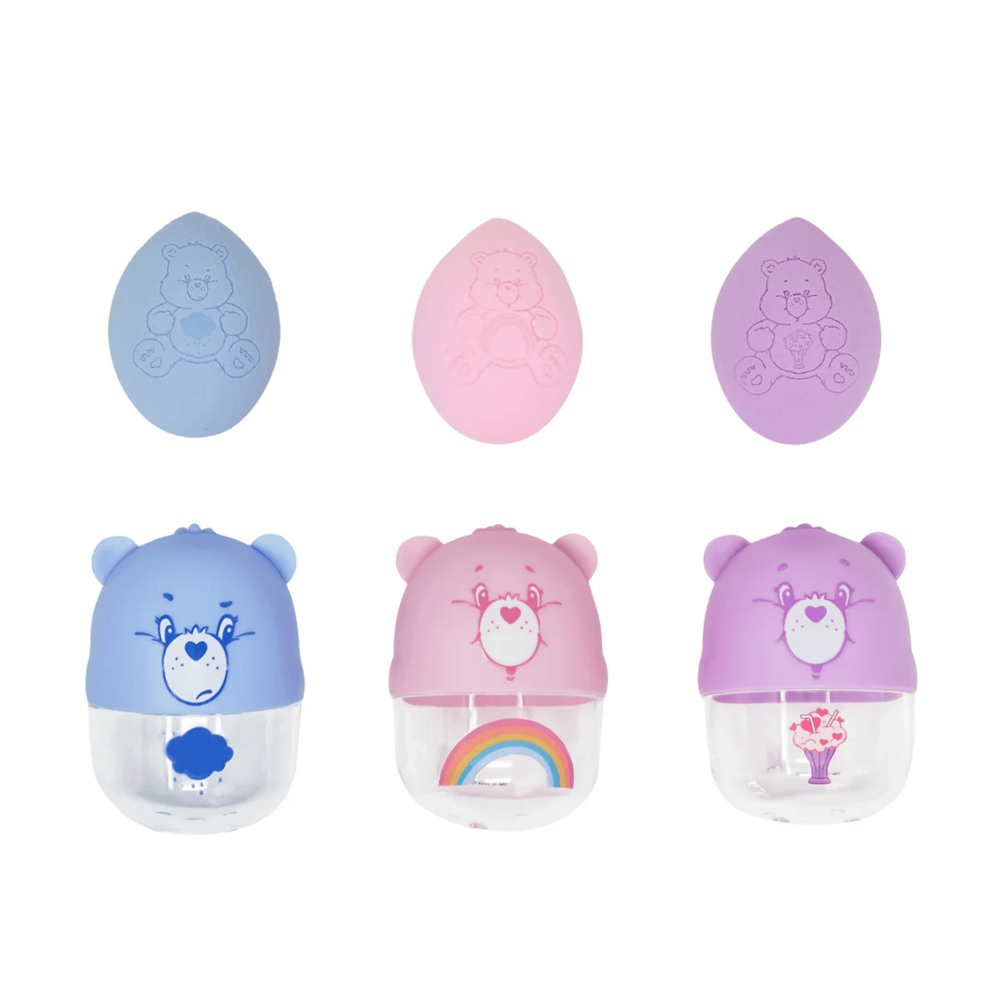 Impressions Vanity Care Bears Makeup Sponge Case and Blending Sponge ...