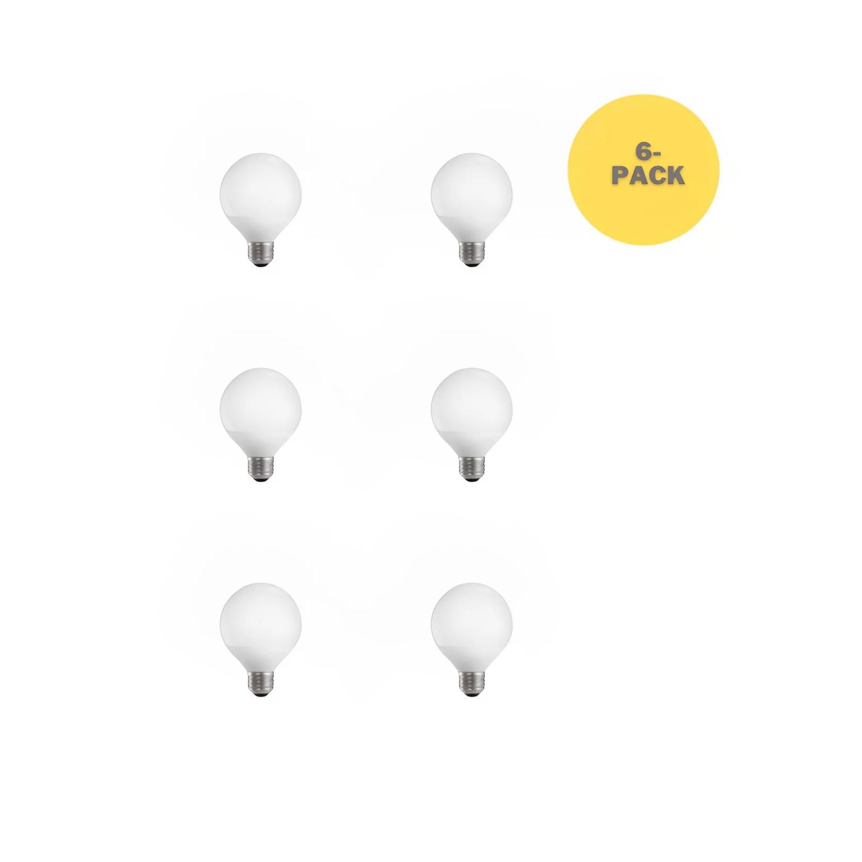 Impressions Vanity G25 Globe Shape LED Lights,25W Frosted Incandescent ...