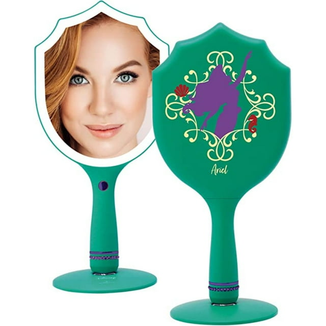 Impressions Vanity Ariel LED Handheld Makeup Mirror with Standing Base ...