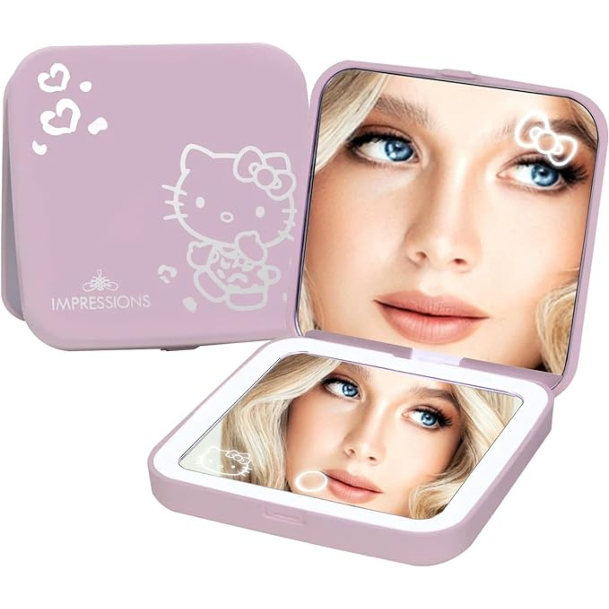 Impressions Vanity Hello Kitty Supercute Compact Mirror With Touch