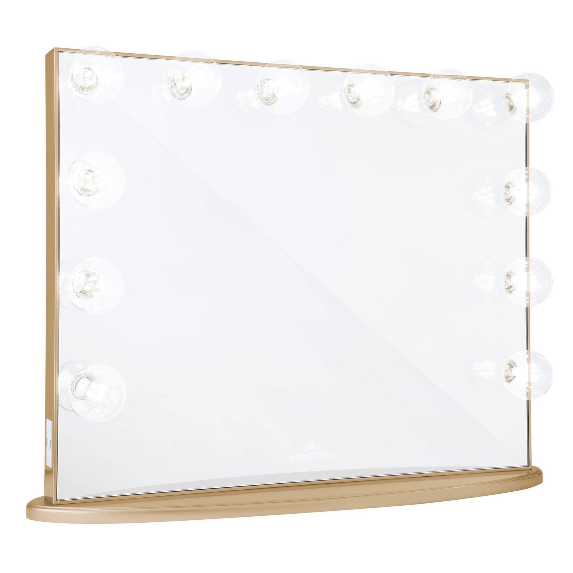 Impressions Vanity Hollywood Glow Plus Vanity Mirror with Lights and ...