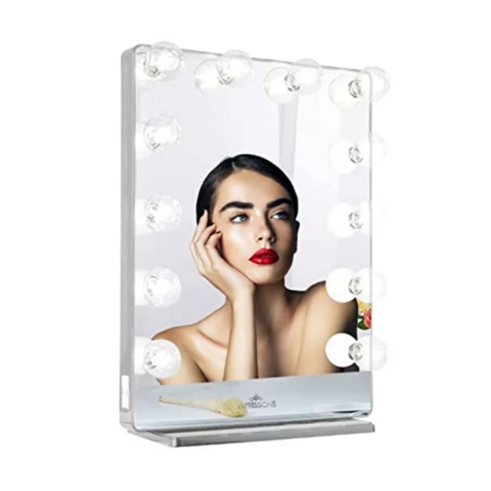 Impressions Vanity Hollywood Glow XL 2.0 Lighted Vanity Mirror with ...