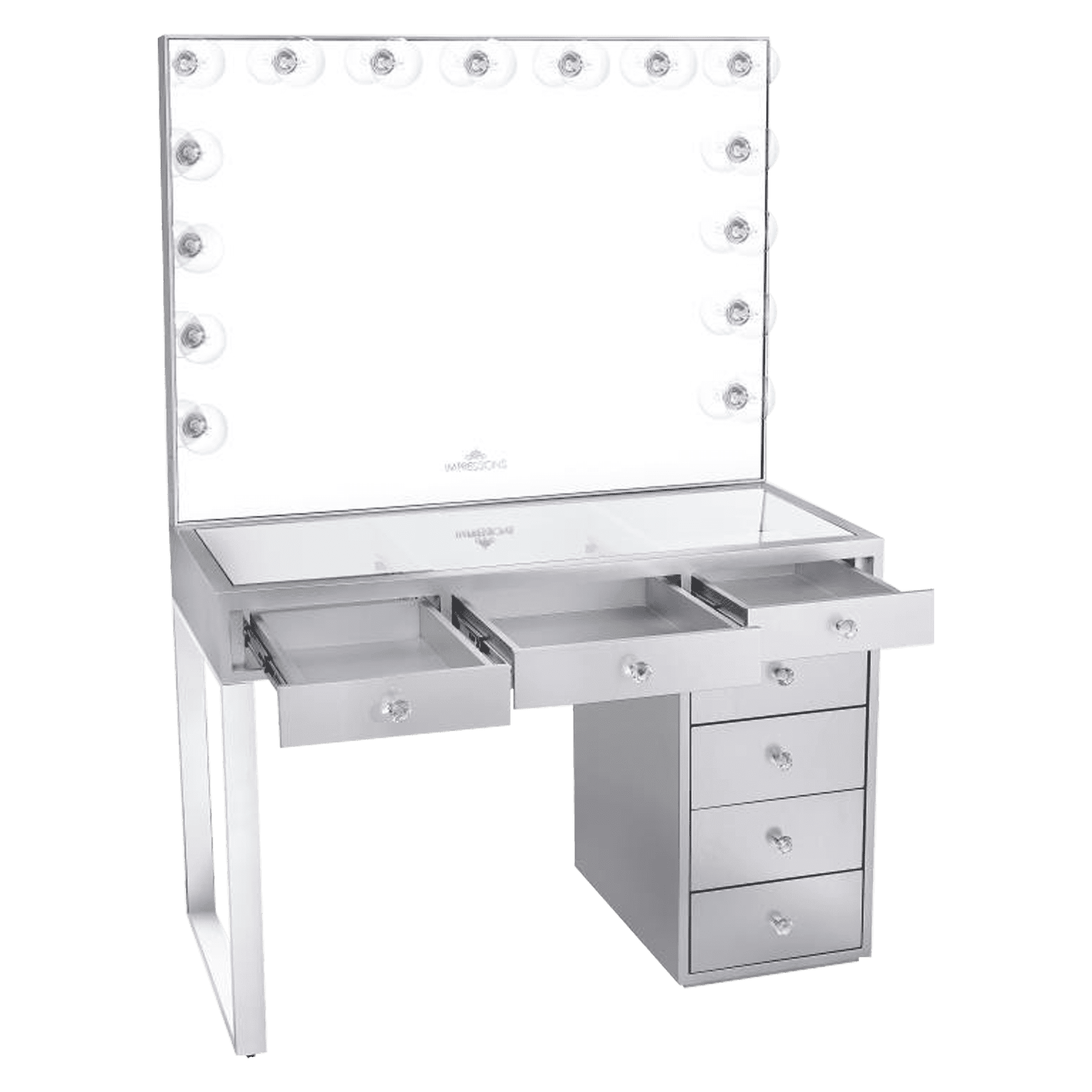 Impressions Vanity Mini SlayStation Kylie 1.0 Vanity Table with Makeup ...