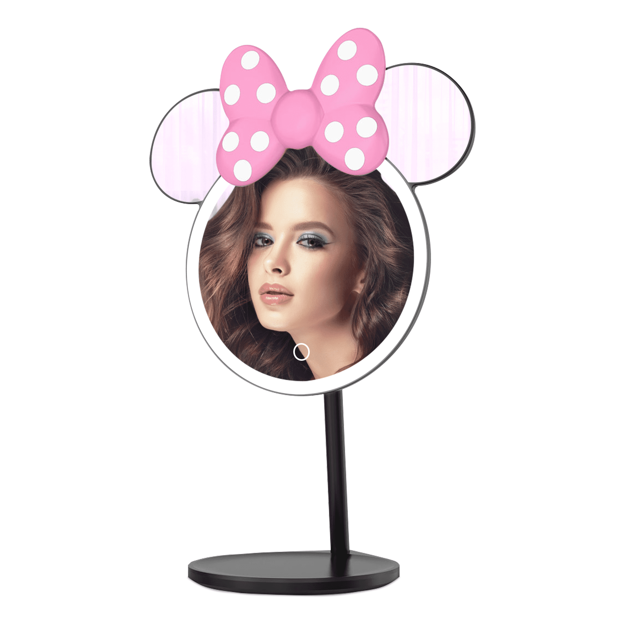 Impressions Vanity Minnie Mouse Tabletop Lighted Makeup Mirror with ...
