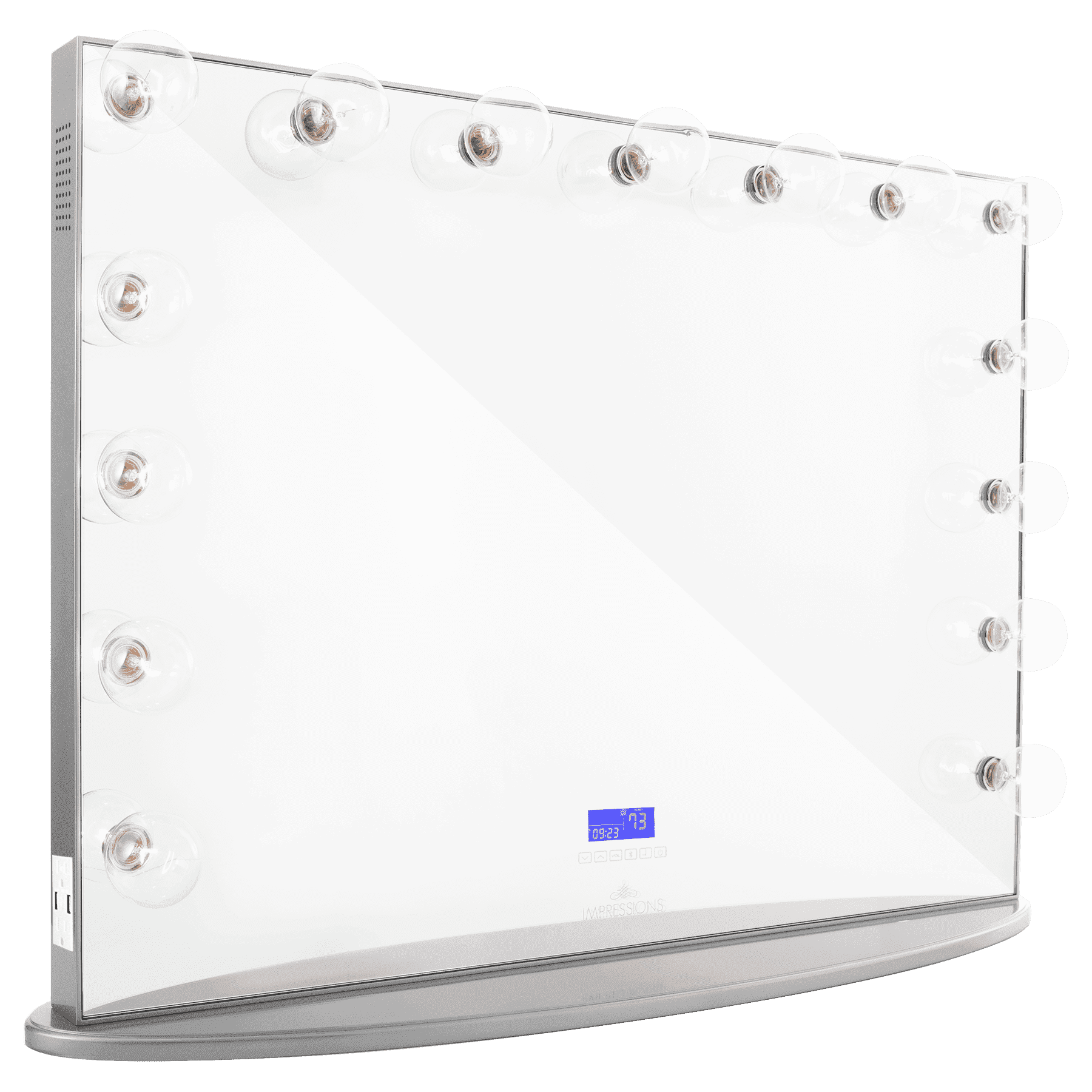 Impressions Vanity Hollywood Glow Pro Tabletop LED Makeup Mirror with ...