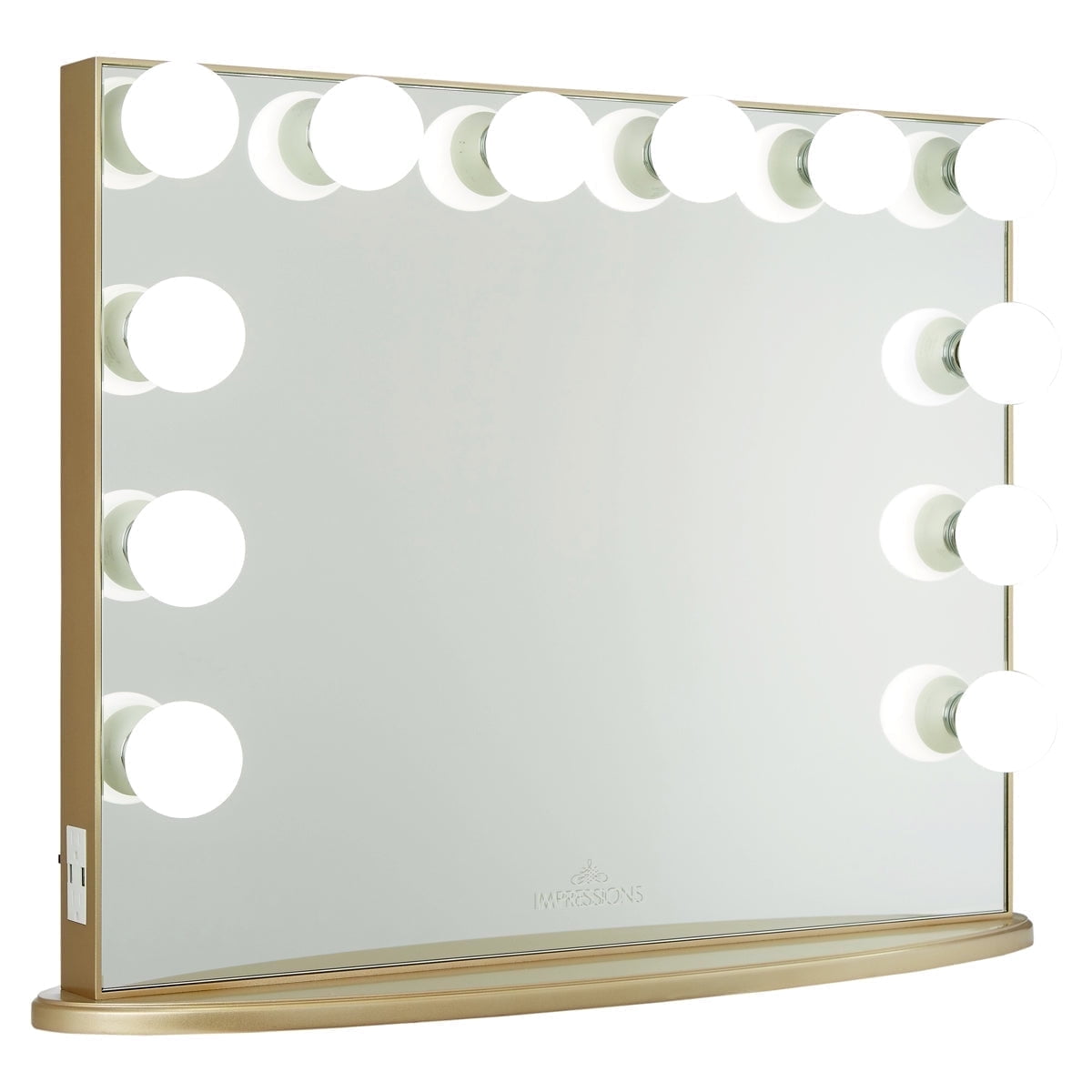 Impressions Vanity LED Mirror, Adjustable Makeup Mirror with USB ...