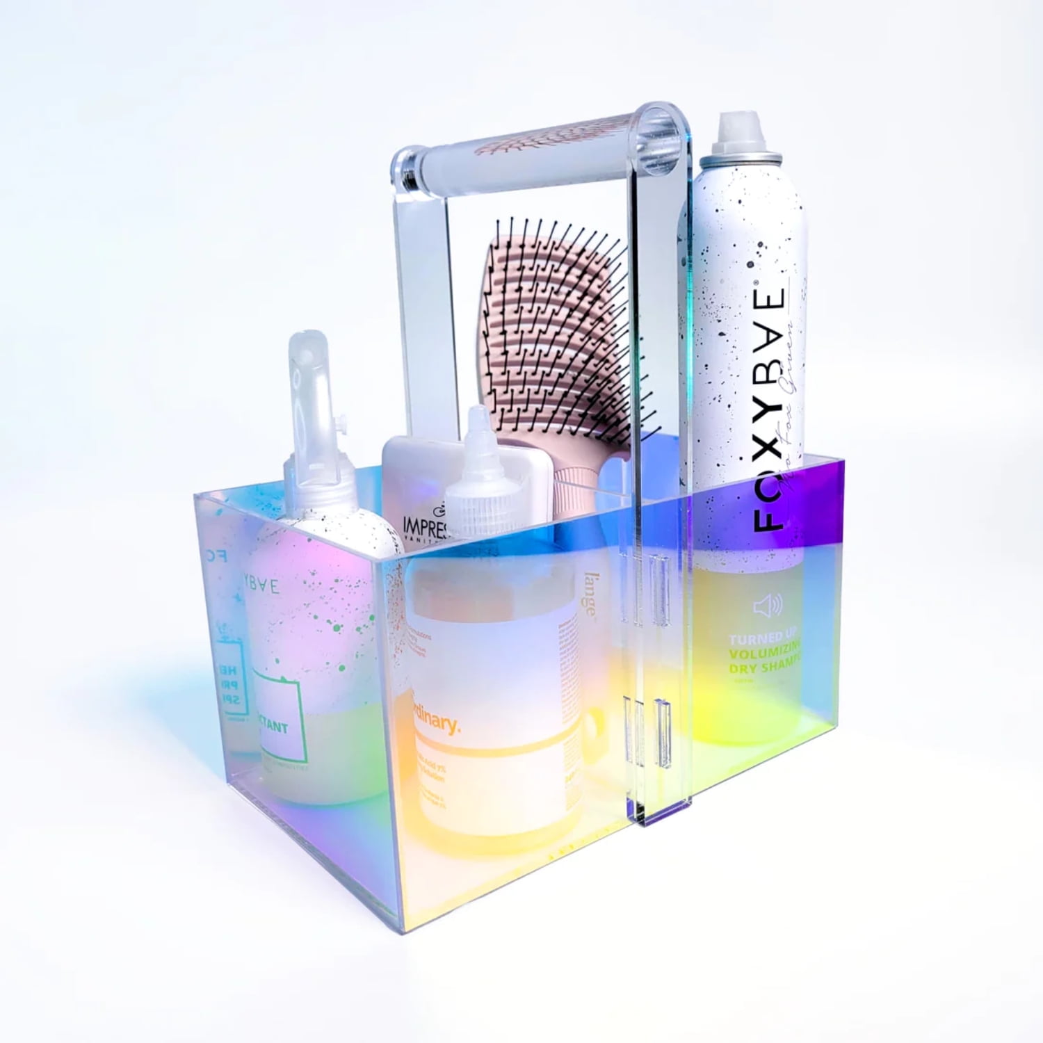 Impressions Vanity Prisma Carryall Acrylic Makeup Organizer, 2 ...