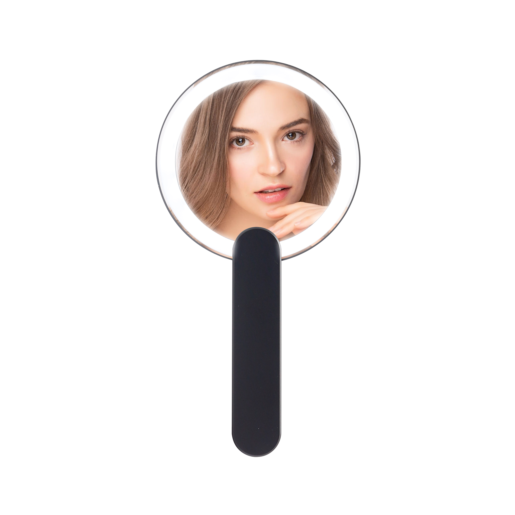 Impressions Vanity Round Handheld Swivel Makeup Mirror, Compact Mirror ...