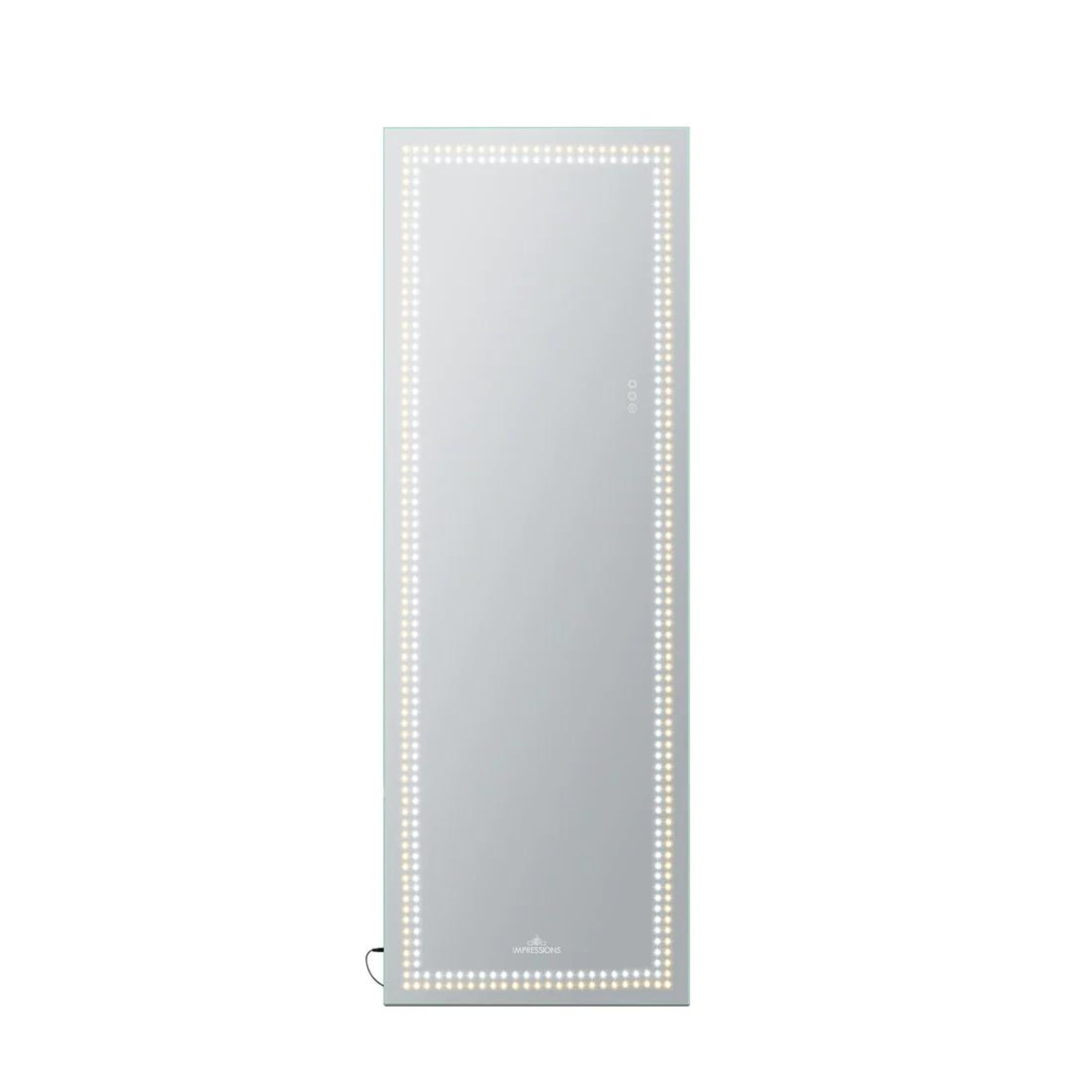Impressions Vanity Stage Lite Full Length Vanity Mirror with Lights and ...