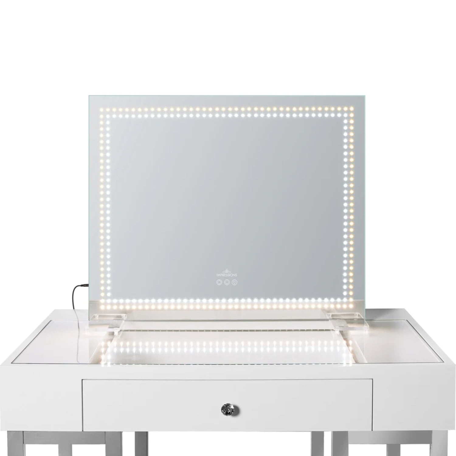 Impressions Vanity Stage Lite Plus Vanity Mirror with Lights, Soft ...