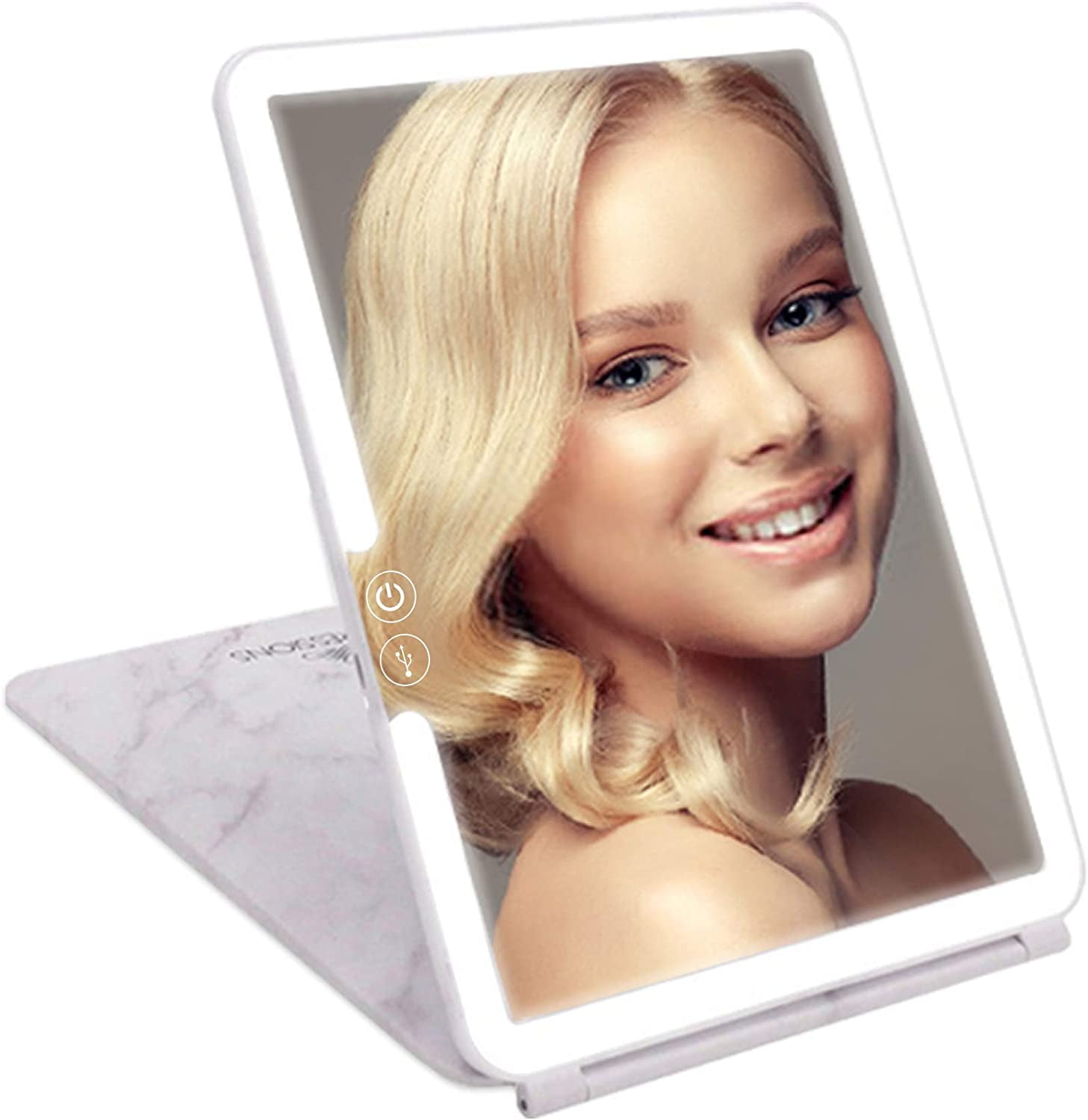 Impressions Vanity Touch Pad 2.0 Portable LED Makeup Lighted Mirror ...
