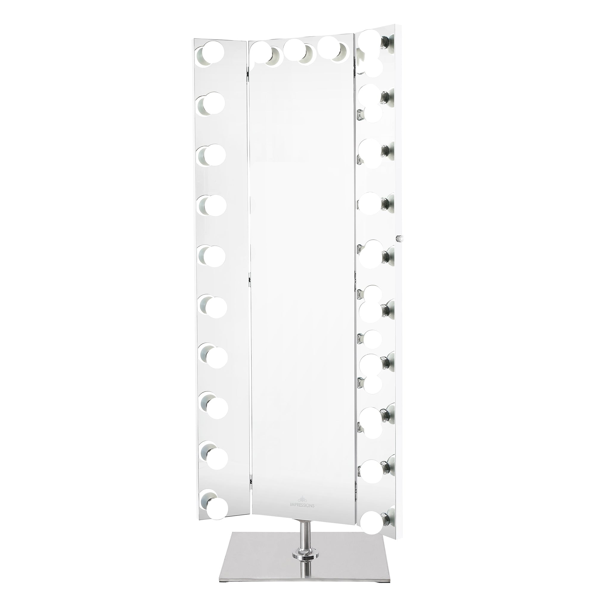 Impressions Vanity Trifecta Full Length Makeup Mirror with Lights and ...
