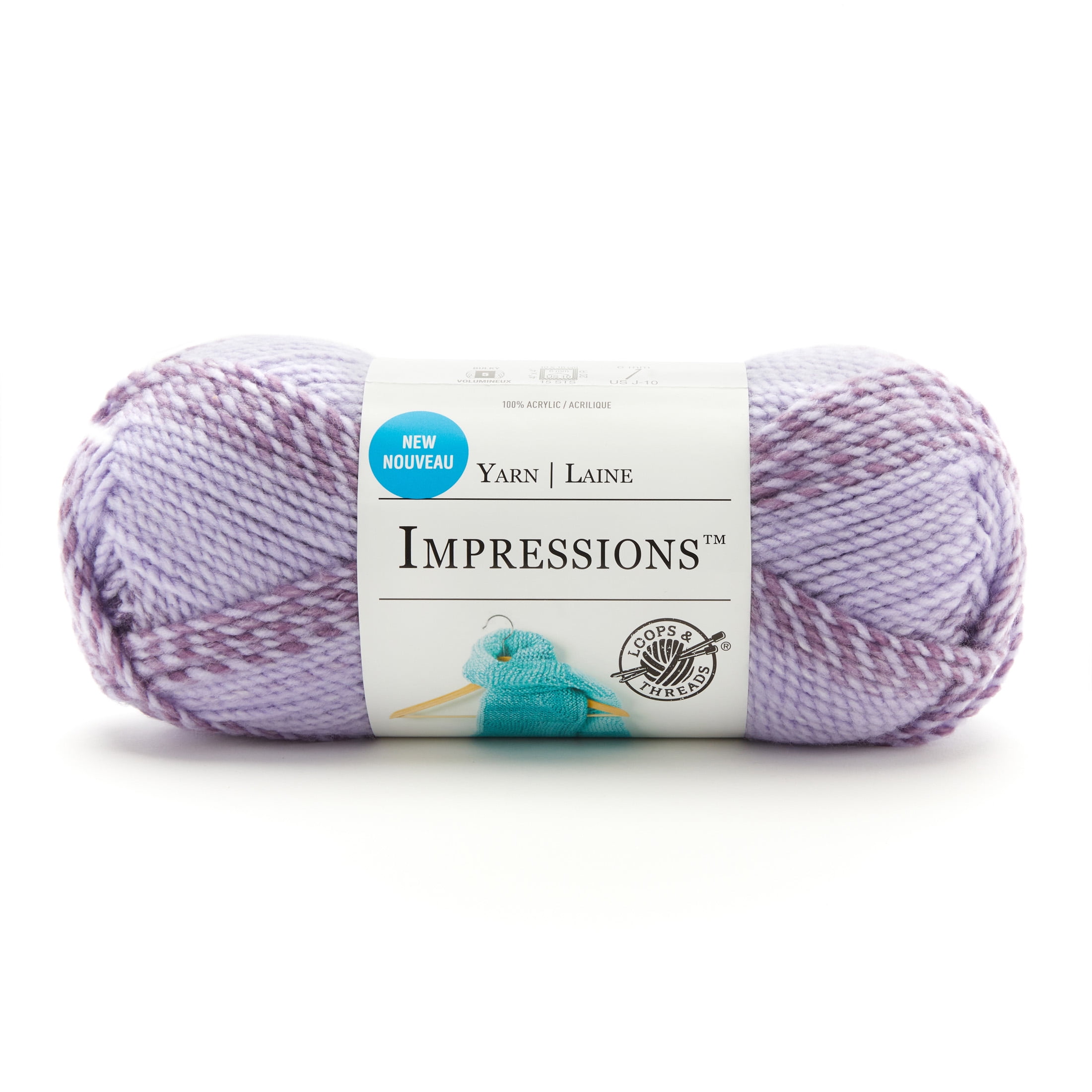 Impressions Yarn by Loops & Threads - Yarn for Knitting - Crochet ...