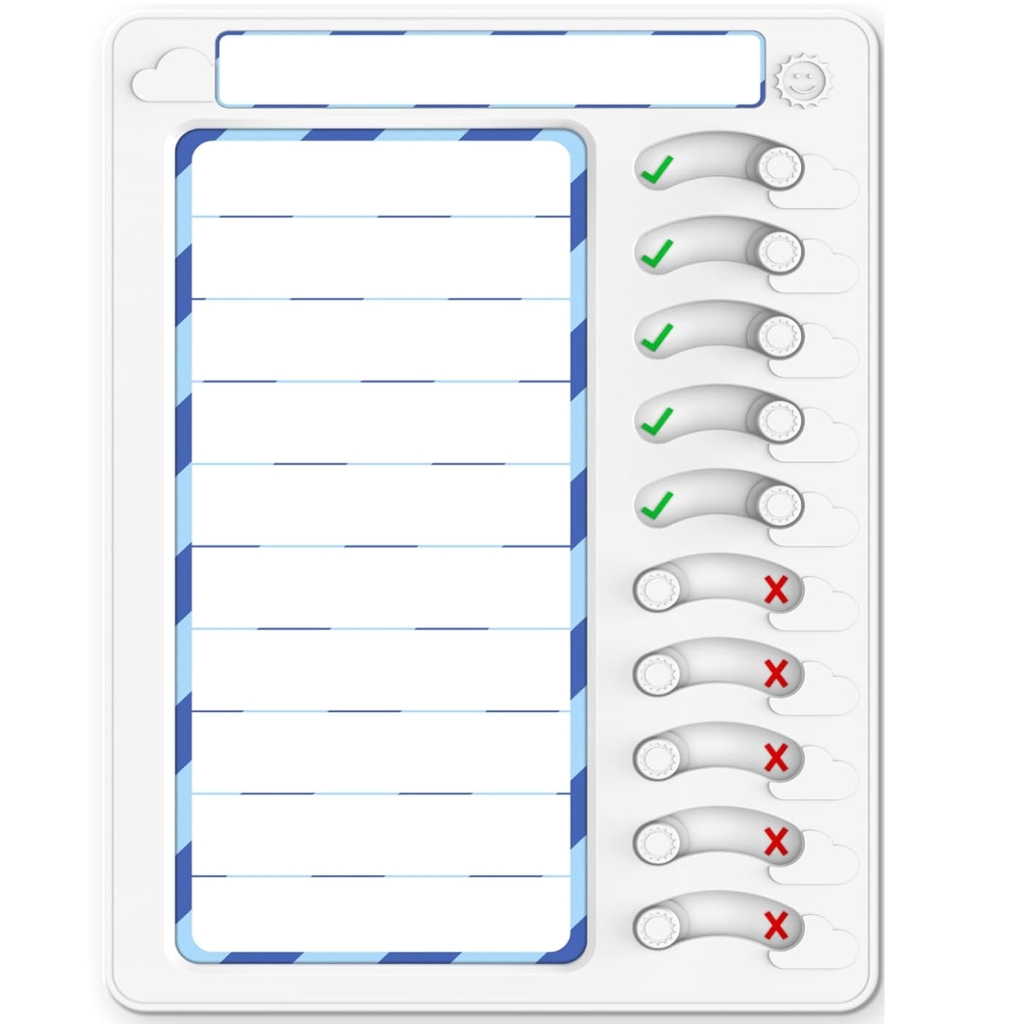 Improve Efficiency with Magnetic Chore Chart Portable Daily Routine ...