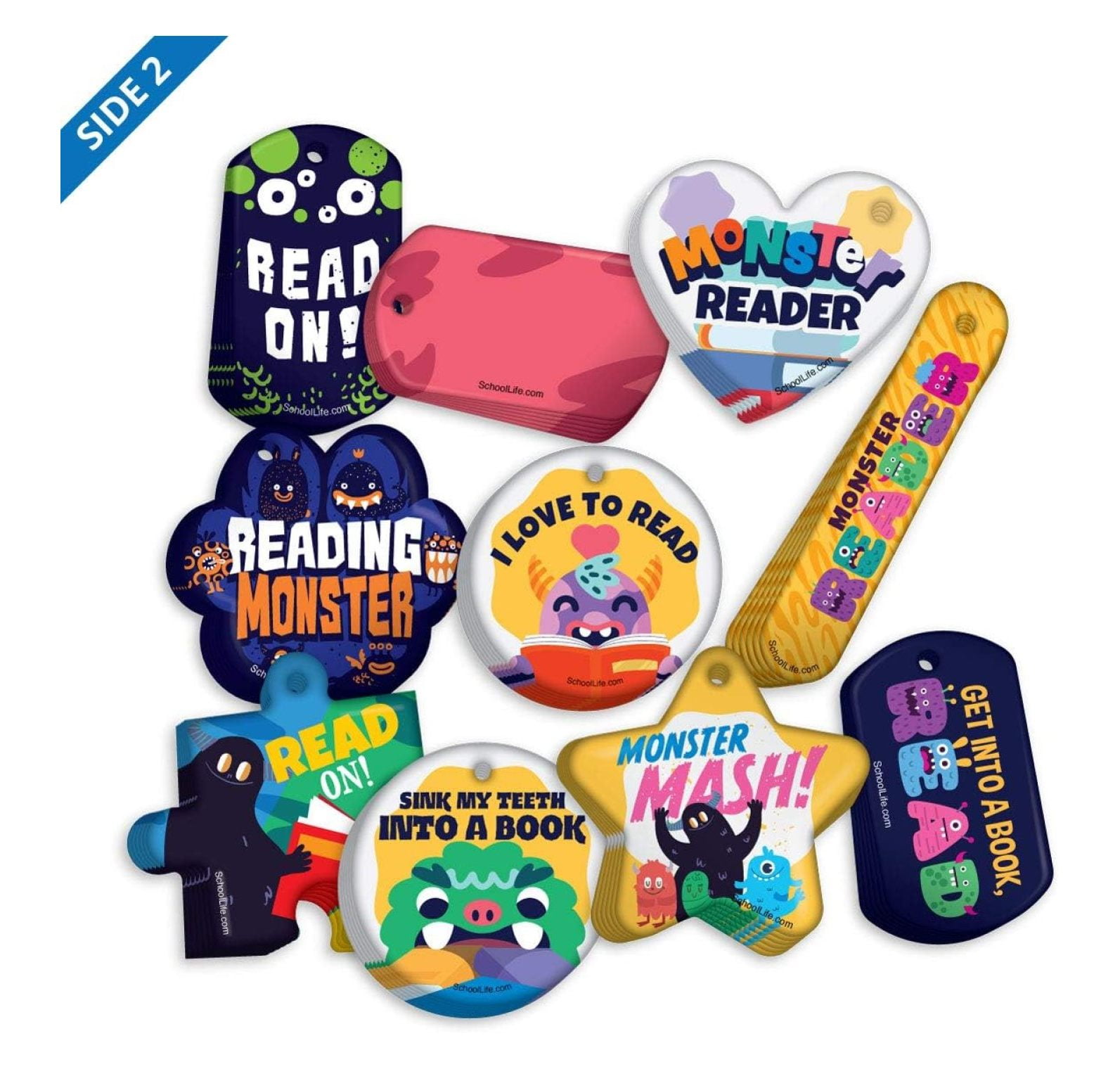 Improve Student Reading & Participation Monster Themed Brag Value Pack ...