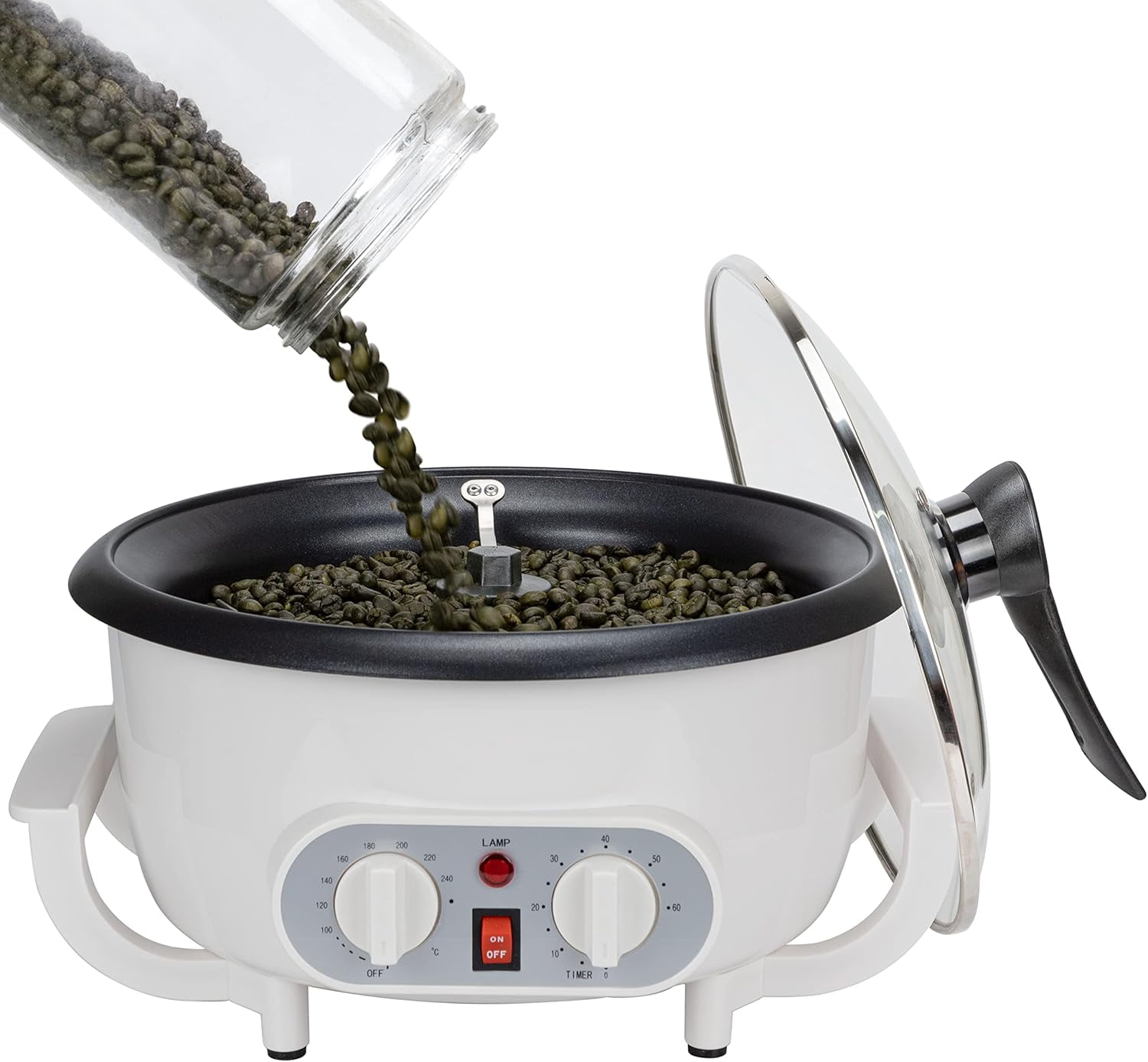 Improved Coffee Roasters for Home Use 110V, Household Coffee Roaster ...