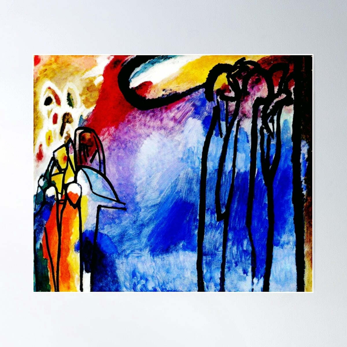 "Improvisation 19" | Wassily Kandinsky Abstract Art Poster Wall Art ...